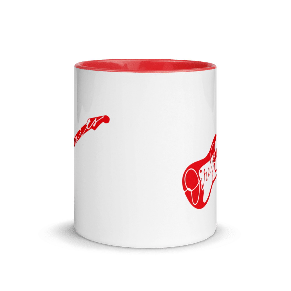 Red Guitar Coffee Mug DireStraits
